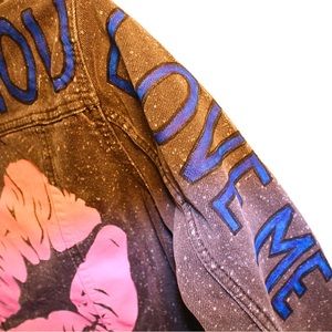 Levi's | Jackets & Coats | Tate Mcrae Hand Painted Levi Jacket | Poshmark